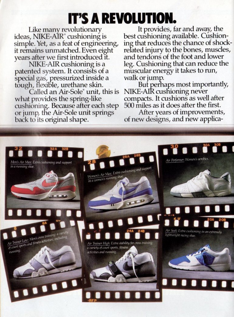 Vintage 1980s Nike shoes, from regular retro sneakers to classic Air ...