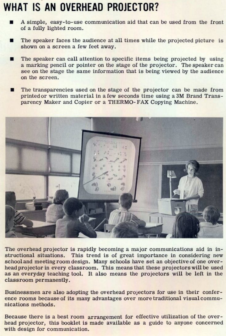 Turn off the lights and see these vintage overhead projectors from the ...