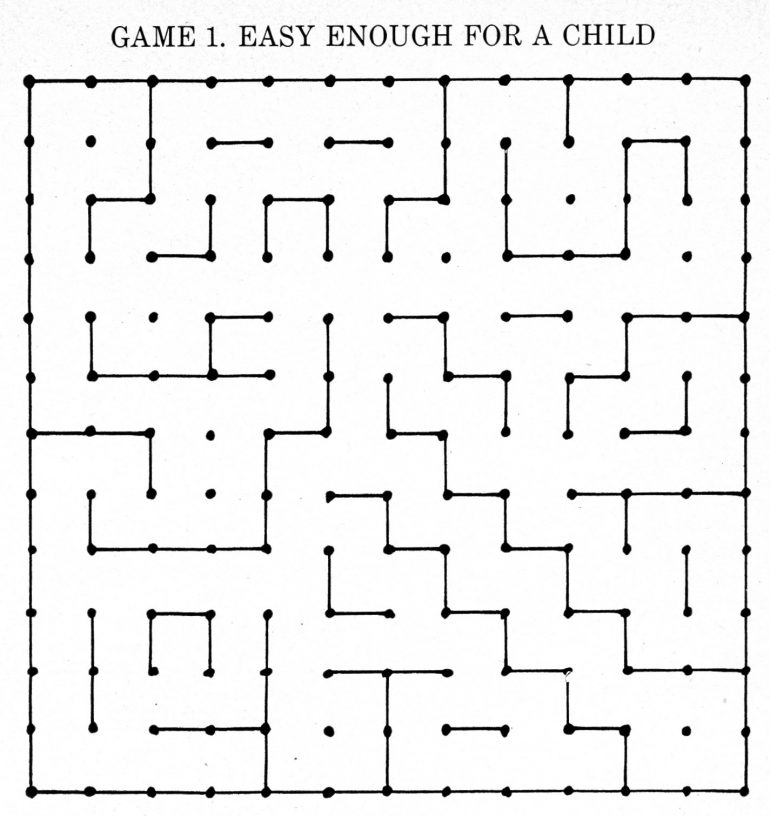 Play square game: Vintage fun to print & play (1950) - Click Americana