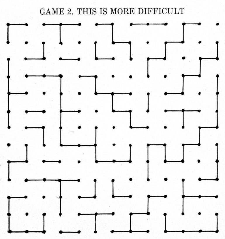 Play square game: Vintage fun to print & play (1950) - Click Americana