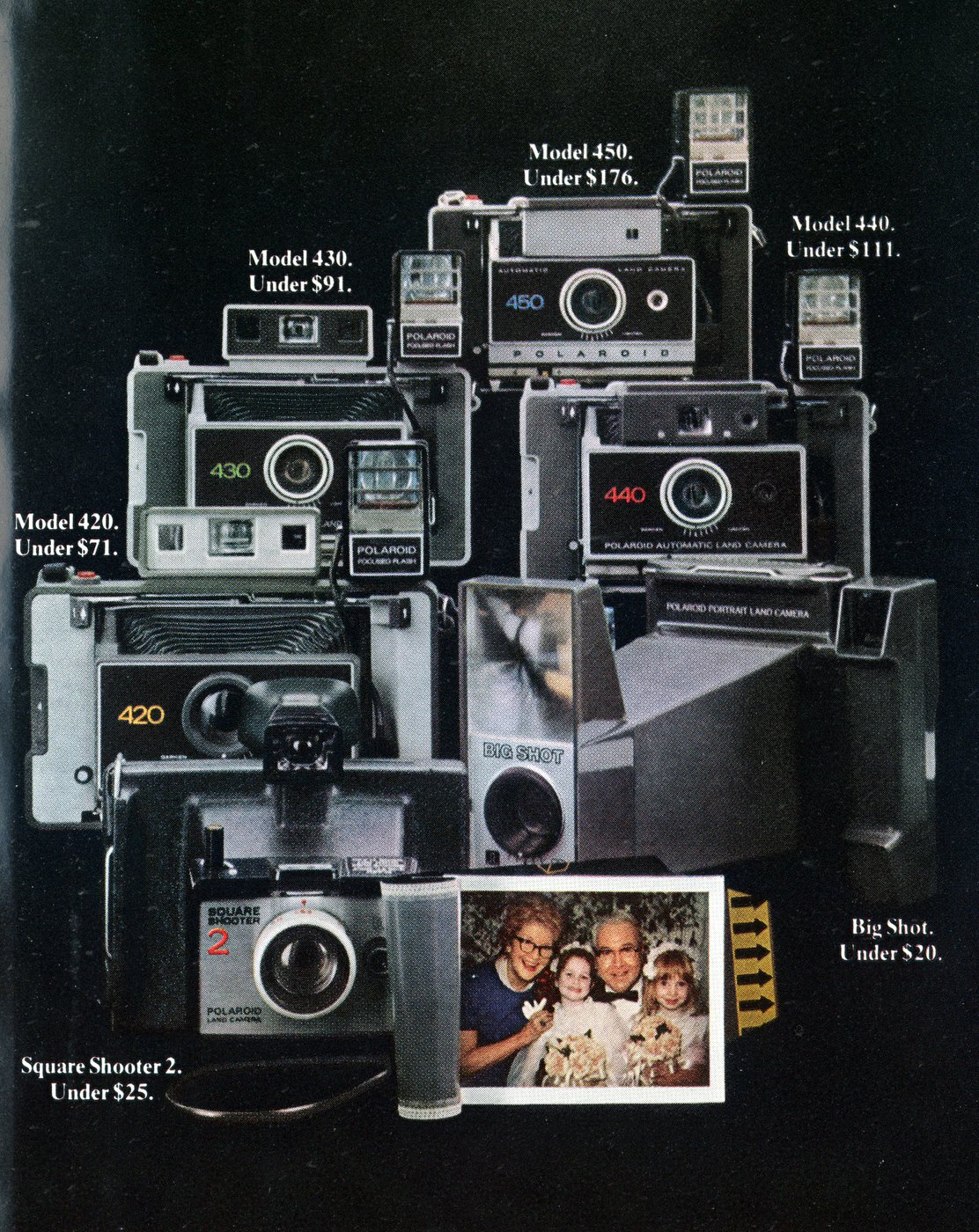 Vintage instant cameras from Polaroid & Kodak: OneStep, Pronto ...