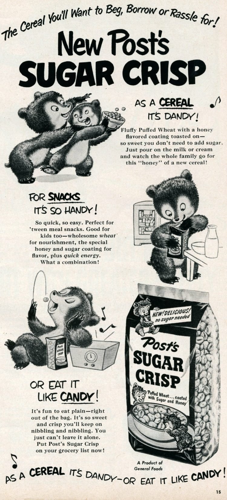 See 30 popular vintage 1950s breakfast cereals - Click Americana