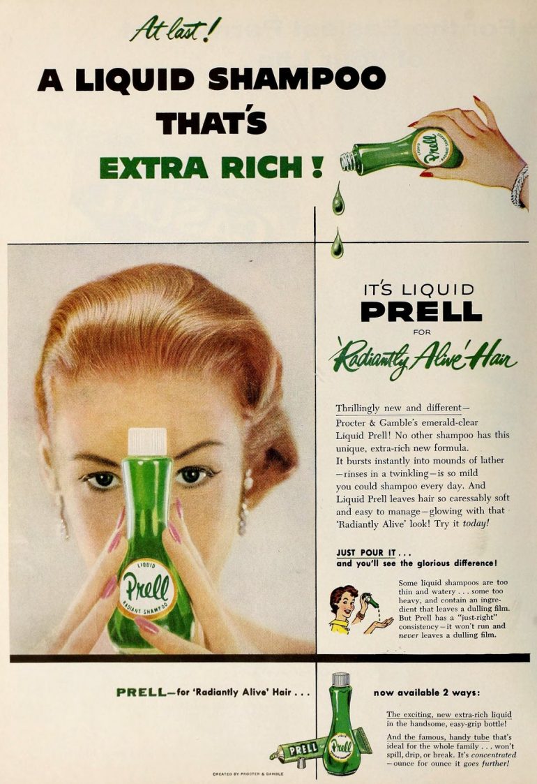 Prell shampoo: The bold, bright & bouncy history of America’s favorite ...