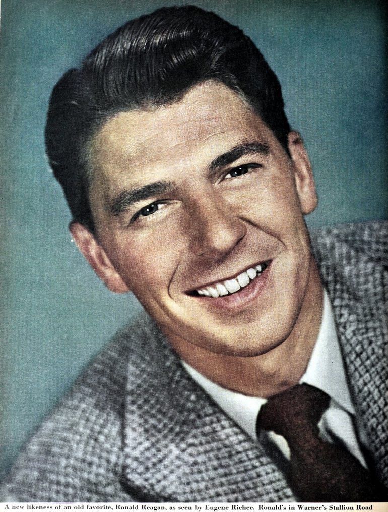 See young Ronald Reagan - the charismatic actor & a new dad - in the ...