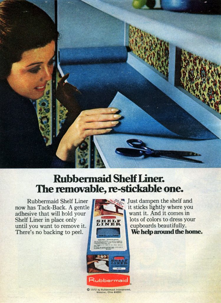 Not just shelf liner: Retro ConTact paper was an easy home decor ...