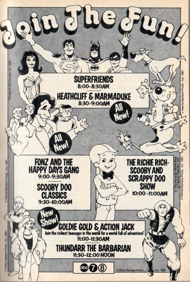 How many of these vintage Saturday morning cartoons & TV shows can you ...