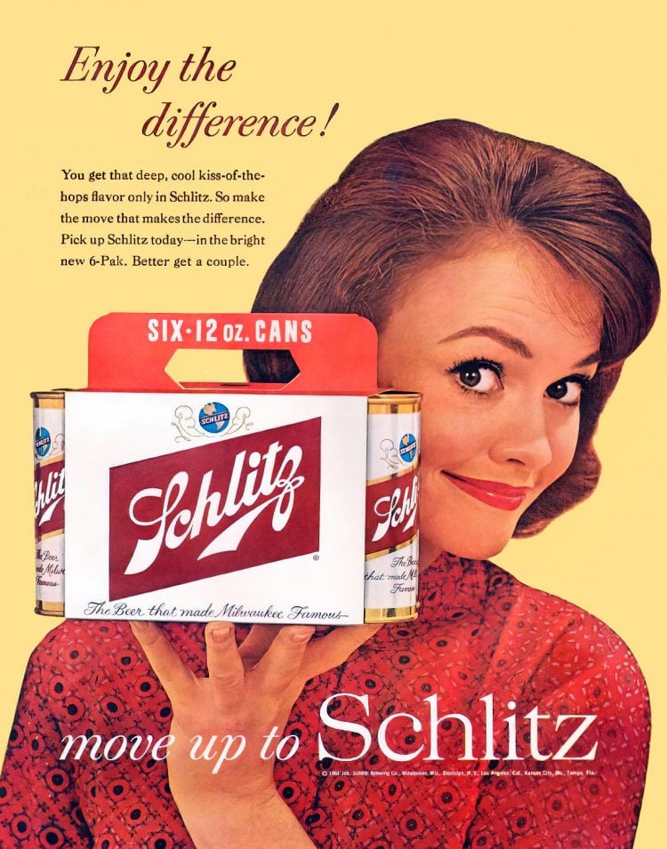 Schlitz beer through the decades: A look back at old ads & big claims ...