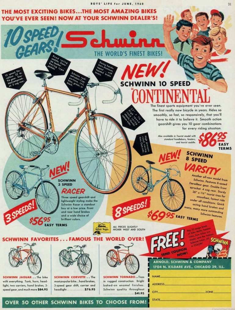 Vintage 10-speed bikes from Schwinn, Murray, Raleigh & more - Click ...