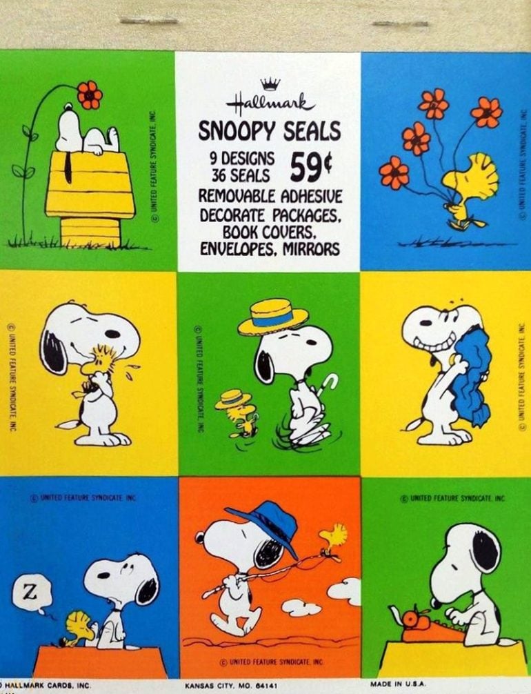 Celebrating Snoopy: Snoopy stickers from the 1970s & 80s plus the most ...