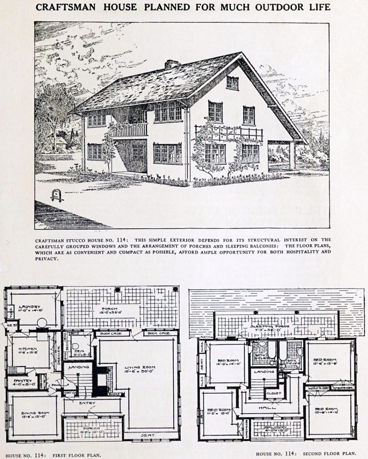 These 26 gorgeous vintage Craftsman house plans will make you want to ...