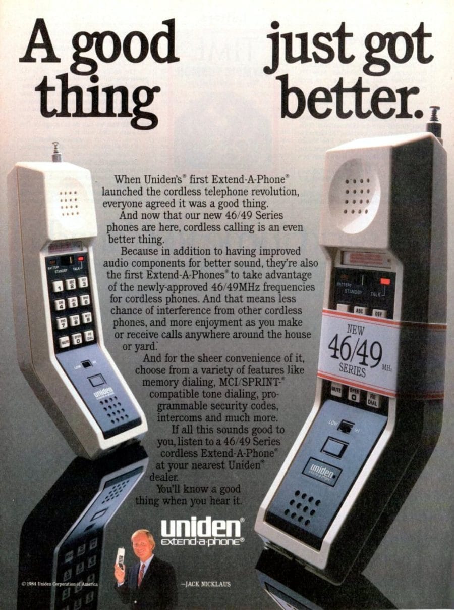 Vintage 1980s cordless phones seemed like magic & completely changed ...
