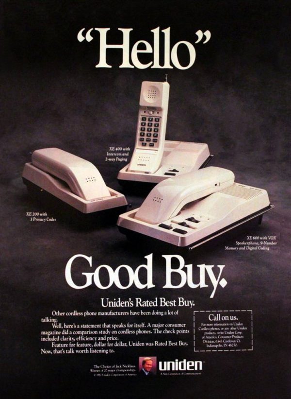 Vintage 1980s cordless phones seemed like magic & completely changed ...