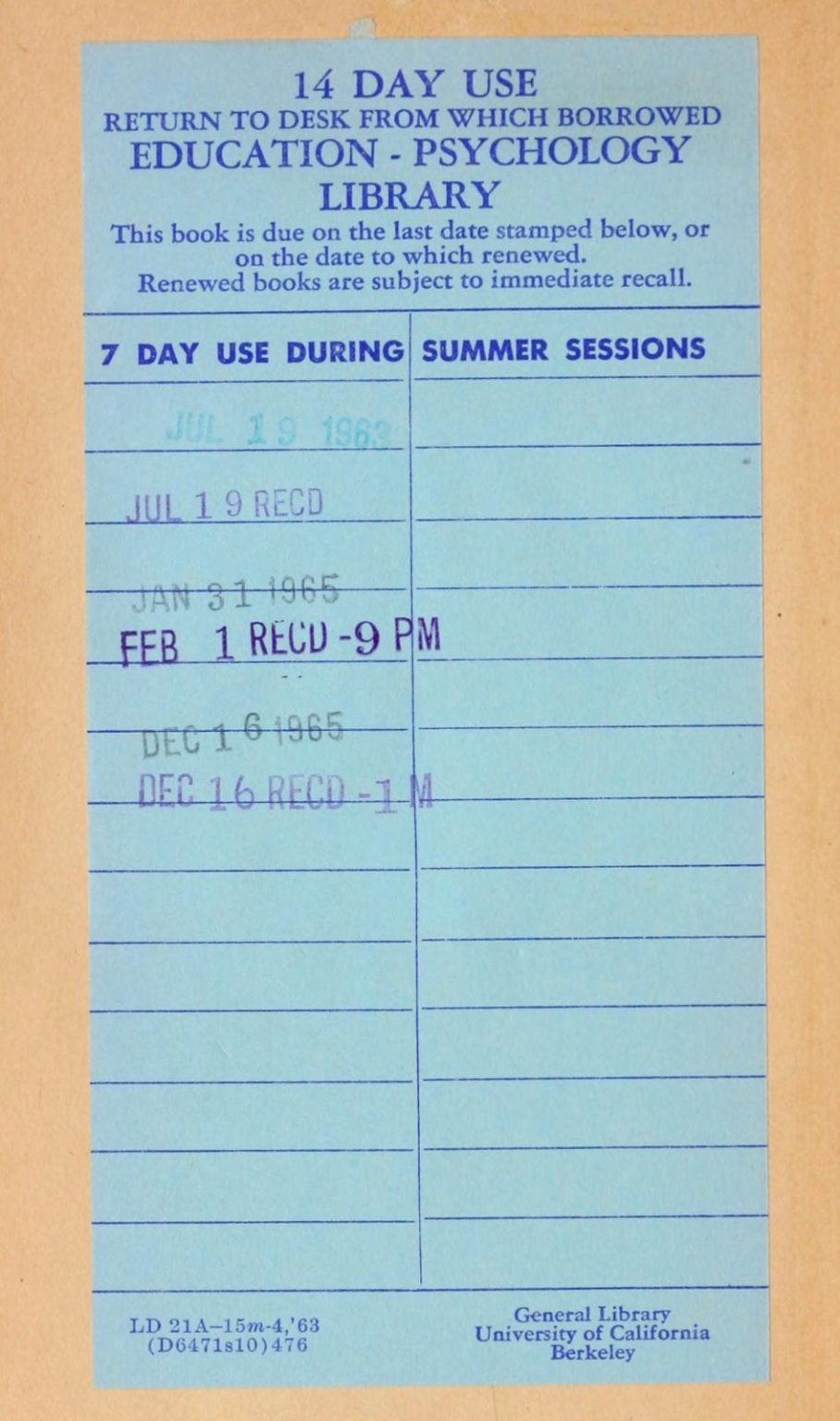 Vintage library checkout cards and due date slips: How a simple system ...