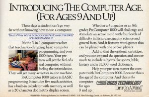 See the old VTech PreComputer 1000 from the 1980s - Click Americana