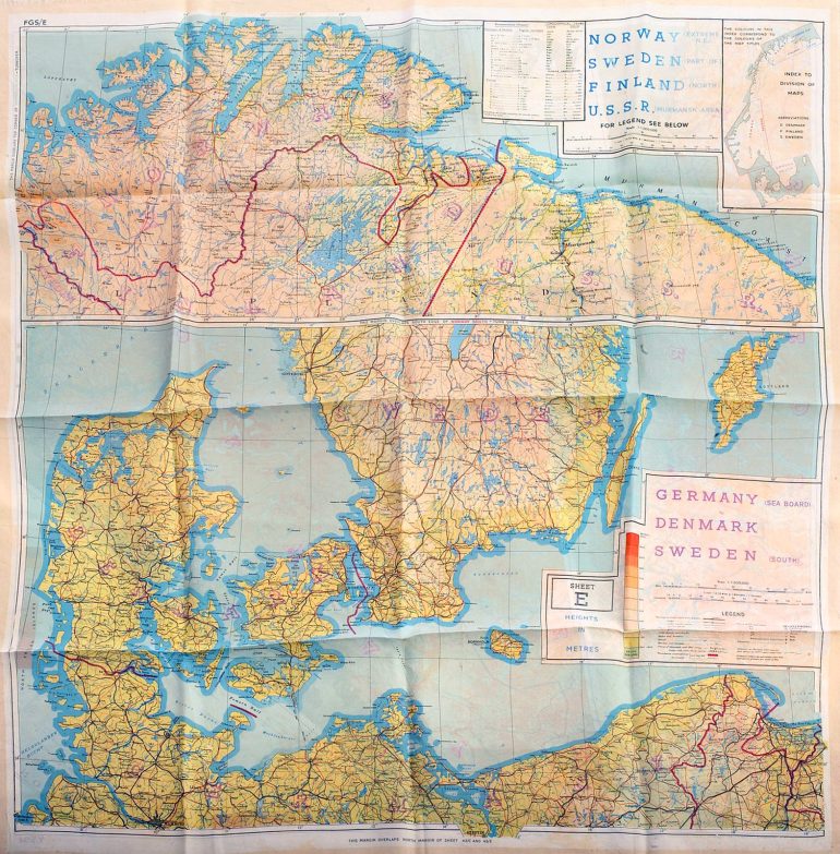 See WW2 escape & evasion maps the paratroopers used in 1944 - Click ...