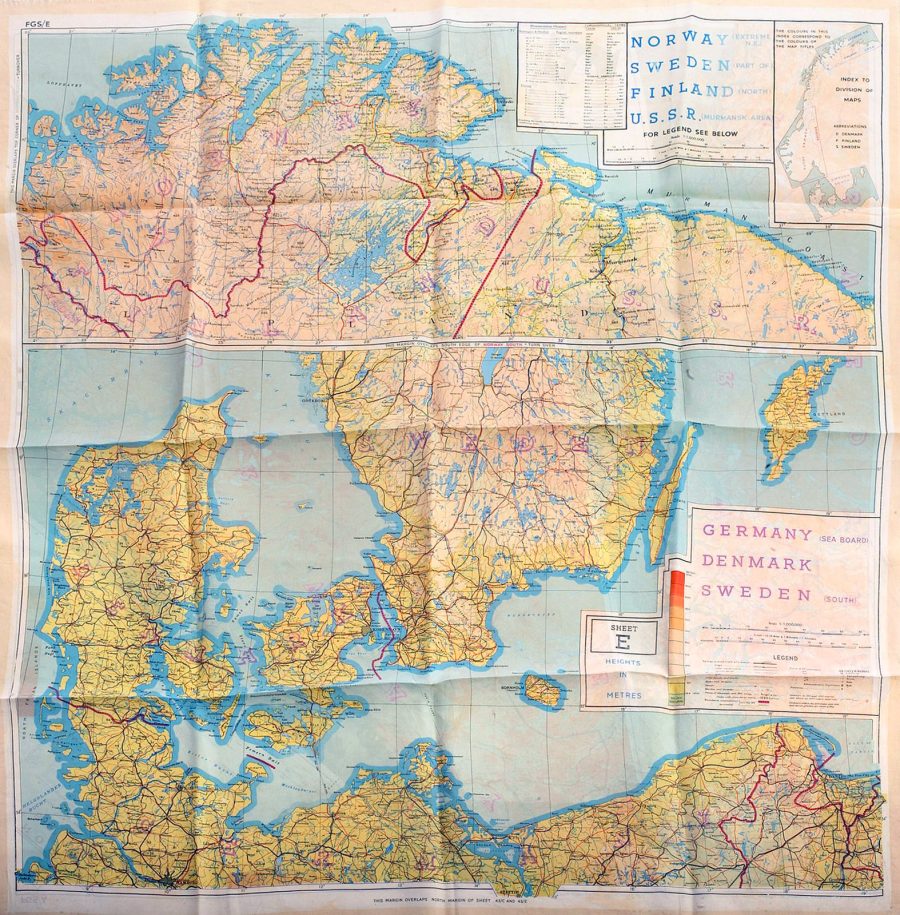 See WW2 escape & evasion maps the paratroopers used in 1944 - Click ...