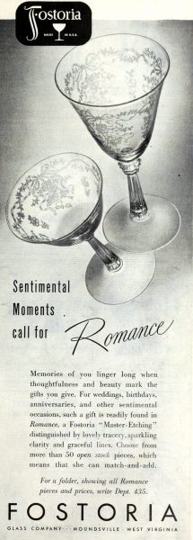 Vintage Fostoria glass: 100+ gorgeous patterns, colors & styles of the ...