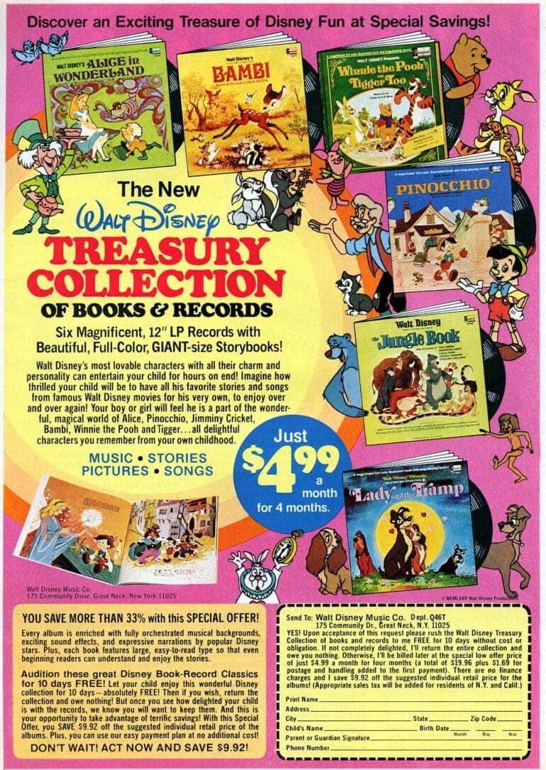 These 20 vintage Disney book/record combos from the 70s will take you ...