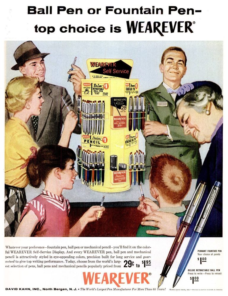 Vintage ballpoint pens - from Sheaffer, Parker, Bic, Paper-Mate ...