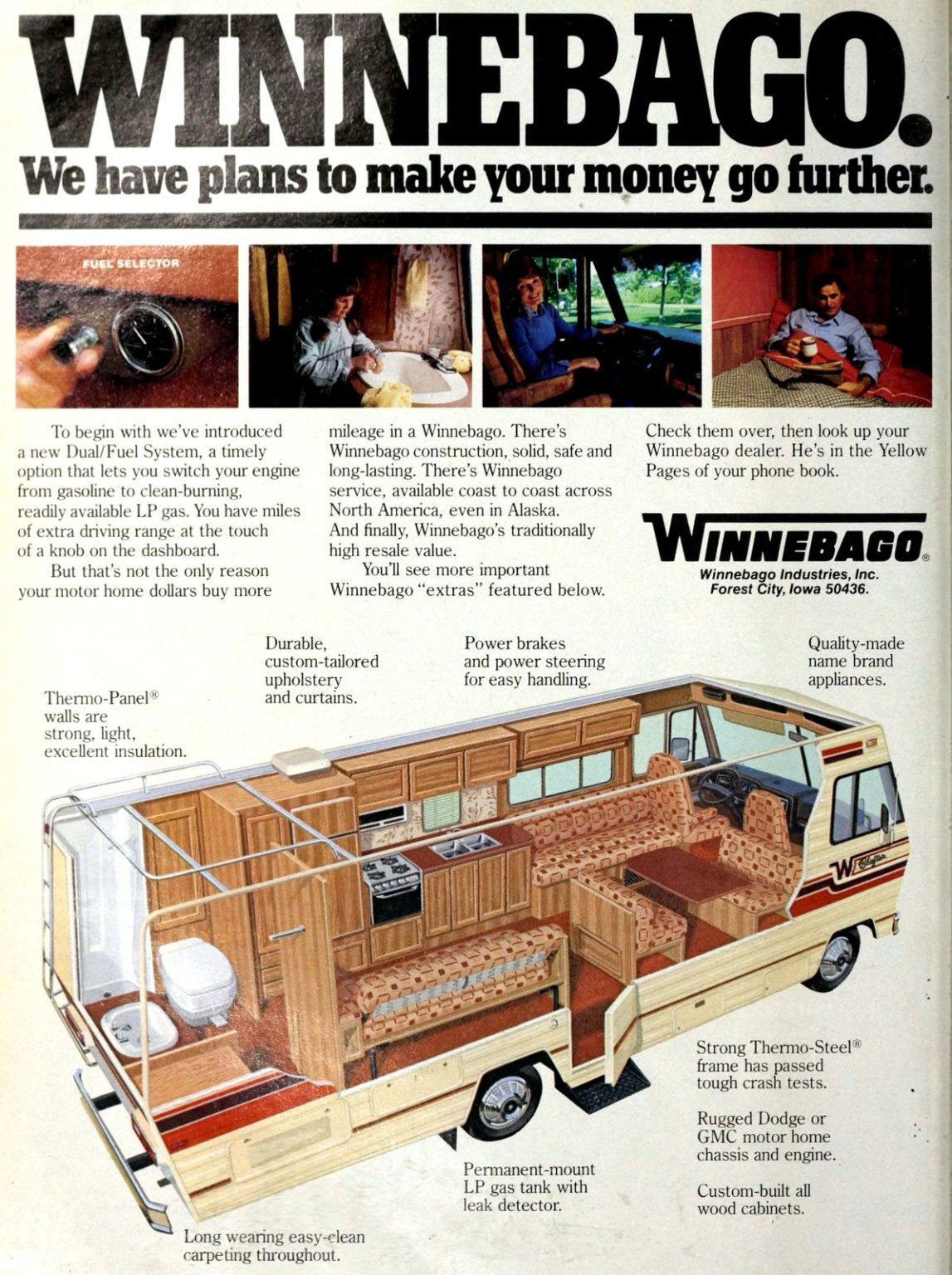 Vintage 1970s Winnebago motor homes were like condos on wheels - Click ...