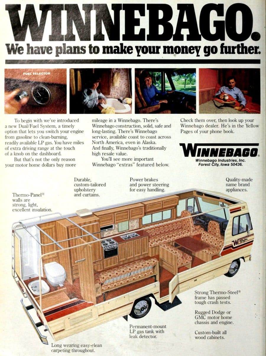 Vintage 1970s Winnebago motor homes were like condos on wheels - Click ...