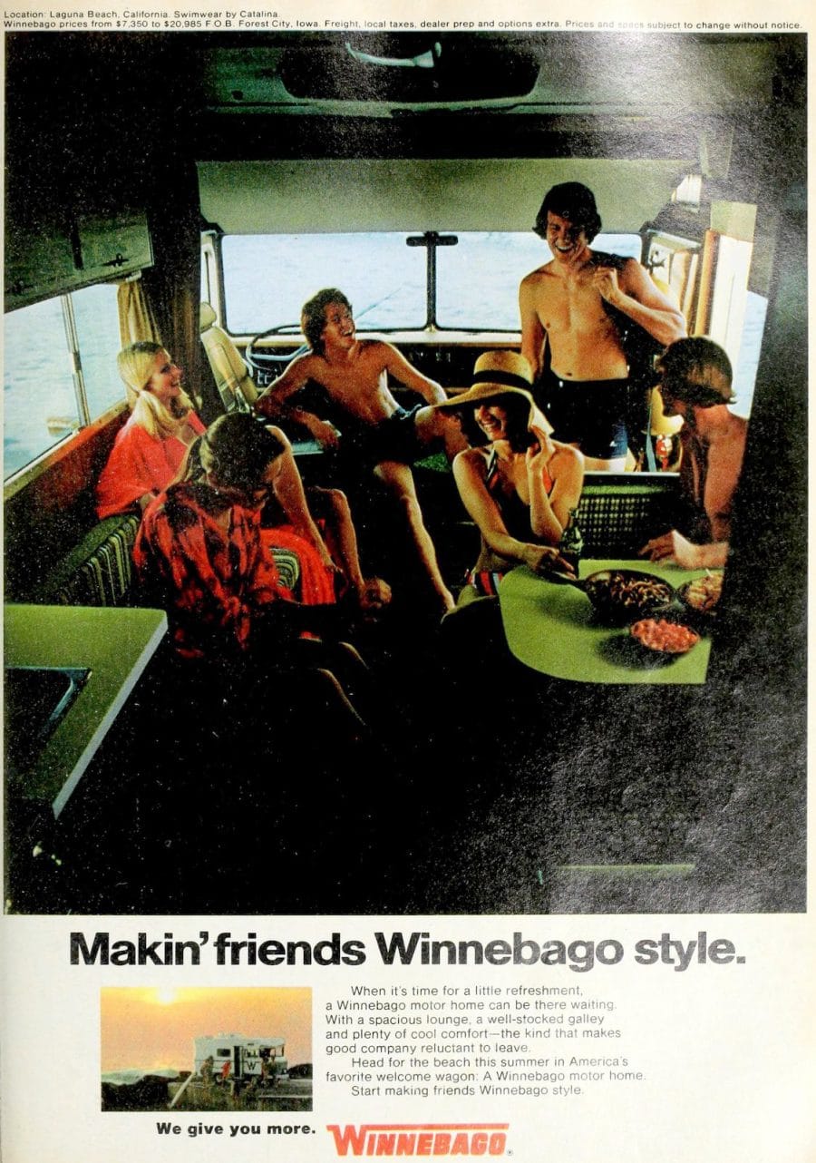 Vintage 1970s Winnebago motor homes were like condos on wheels - Click ...