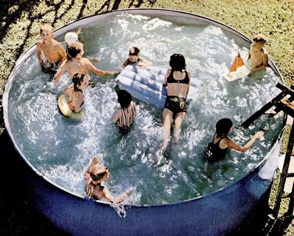 Vintage above-ground pools like these made swimming & summer water fun ...