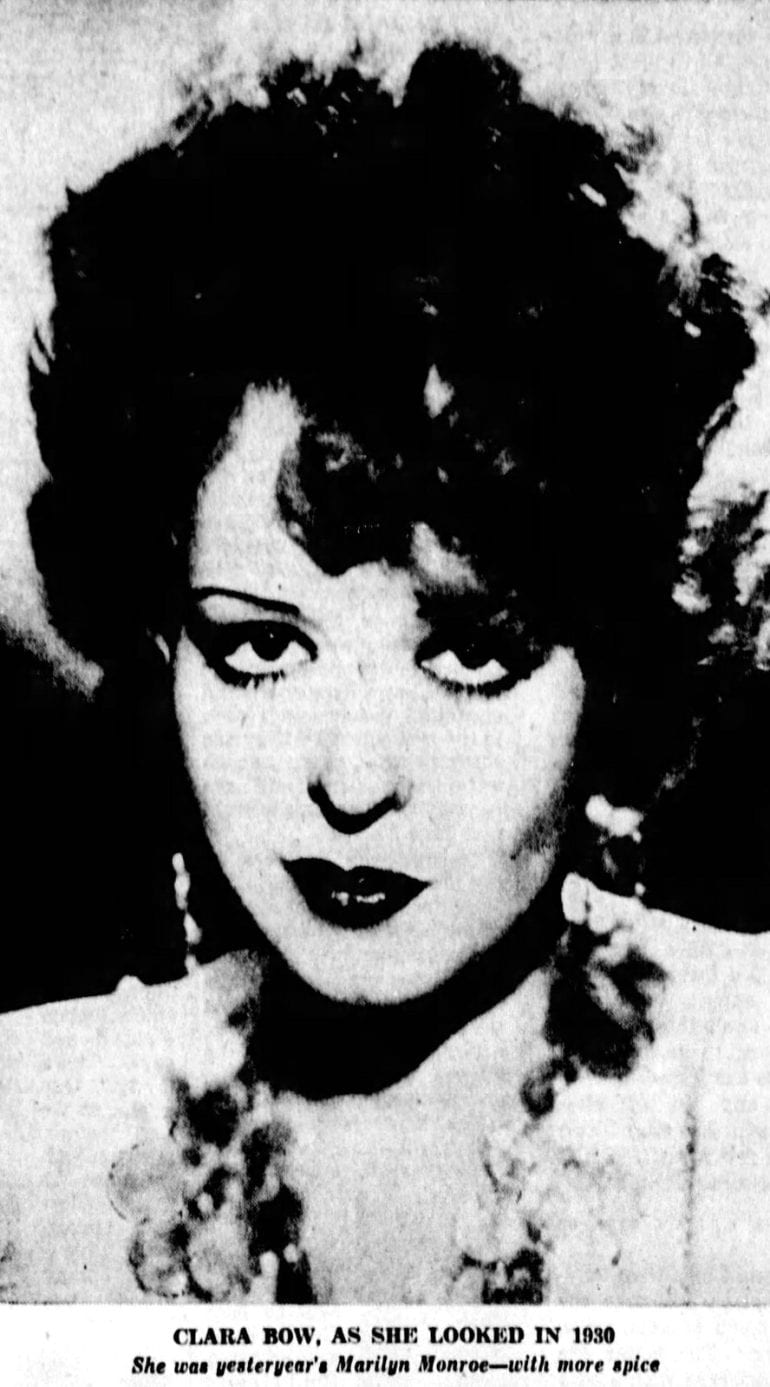Clara Bow: The actress who was a dazzling darling of the Roaring 1920s ...