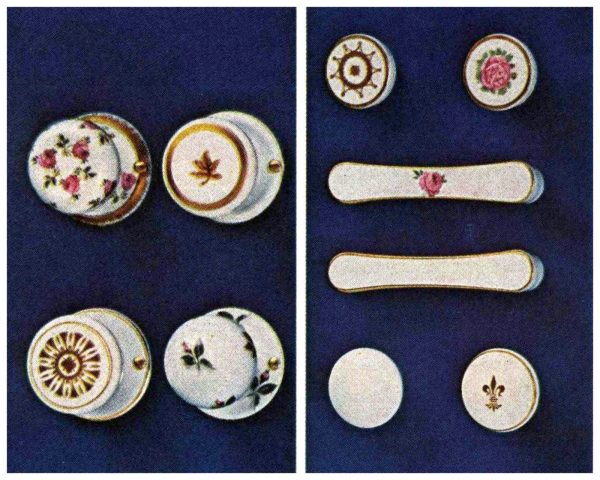 Mid-century modern door knobs (and other bold hardware) with a space ...