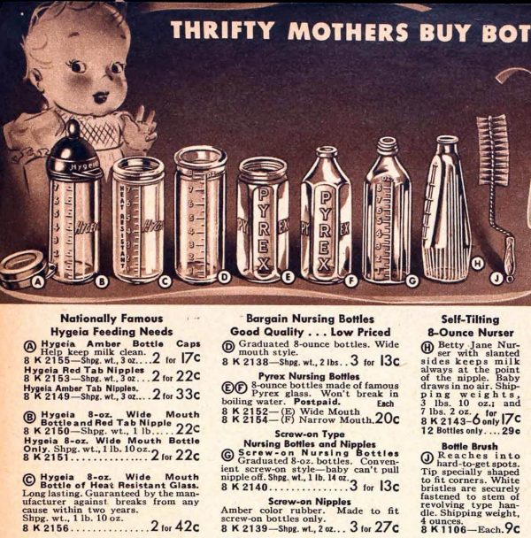See the evolution of vintage baby bottles over 80+ years - Click Americana