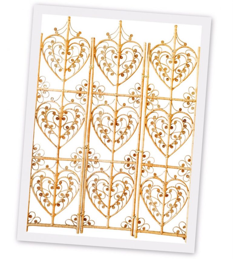 Bamboo screens camouflaged this dining room window with no view - Click ...