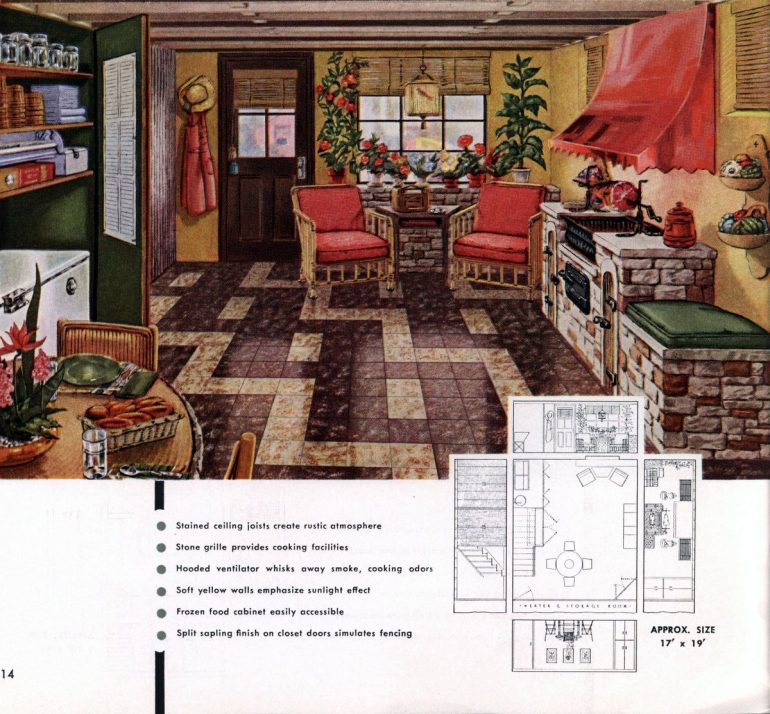 Vintage basement decor from the '40s & '50s: See 25 creative remodels ...