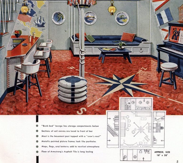 Vintage basement decor from the '40s & '50s: See 25 creative remodels ...