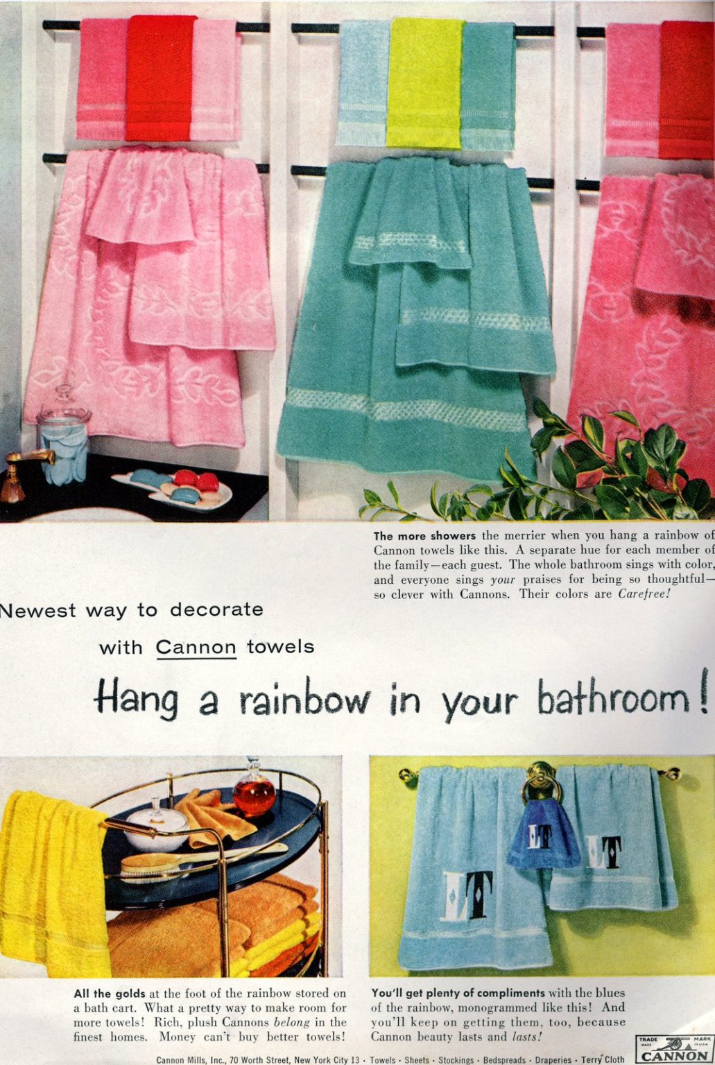 We found 50+ fun & funky vintage bath towels that will make you feel ...