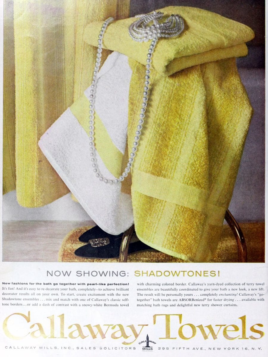 We found 50+ fun & funky vintage bath towels that will make you feel ...