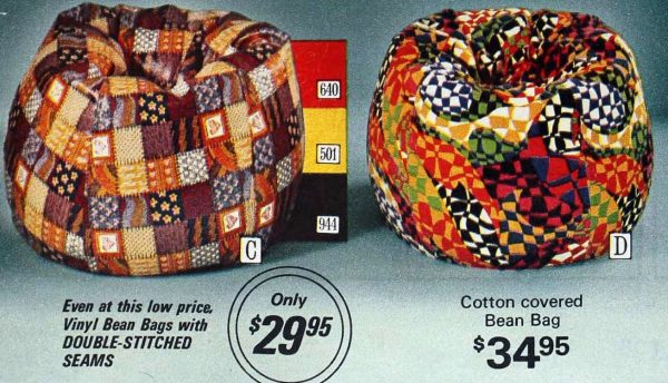 Vintage bean bags & bean bag chairs: The retro 70s casual seating fad ...