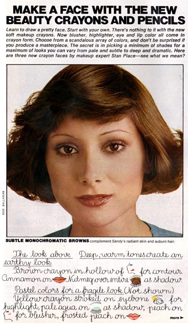 How to use 70s makeup pencils and crayons to get a stunning vintage ...