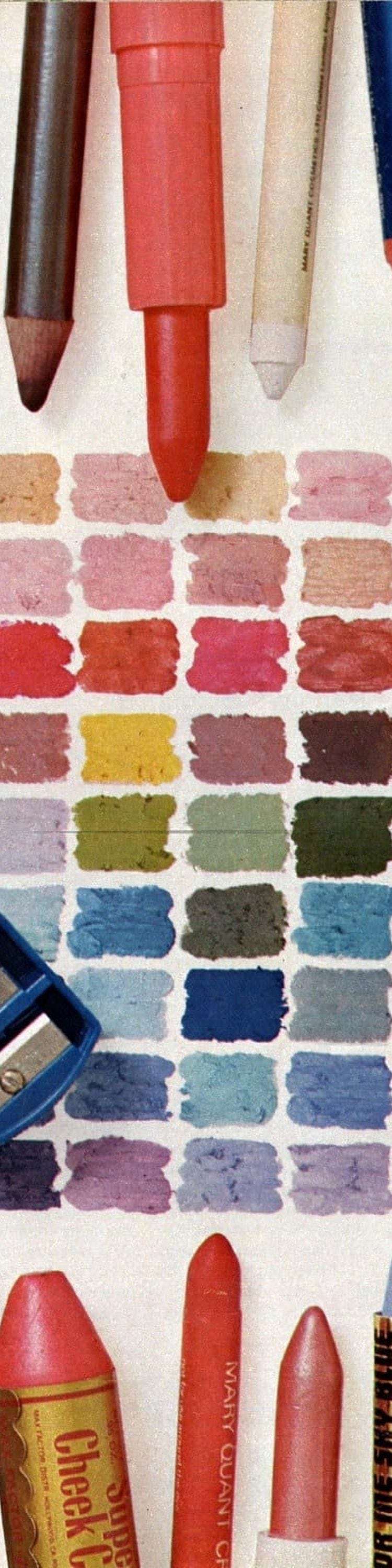 How to use makeup crayons to get a vintage '70s look (1974) - Click ...