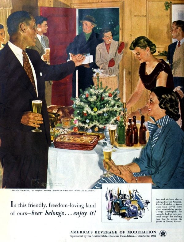 Beer belongs - enjoy it! 20 old-fashioned scenes from the 40s & 50s ...