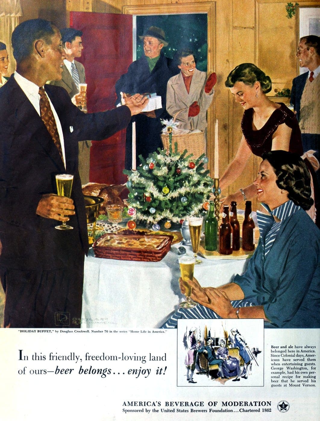 Beer belongs - enjoy it! 20 old-fashioned scenes from the 40s & 50s - Click Americana