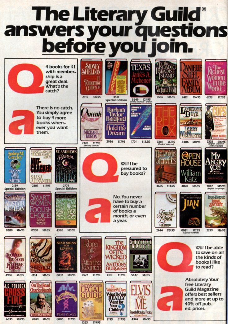 Vintage book clubs delivered romance, fiction, fantasy & more to ...