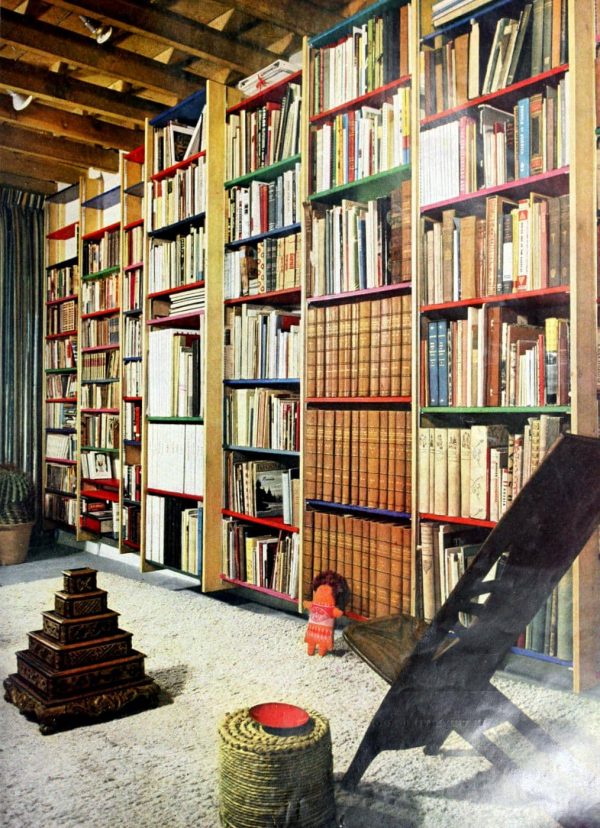 Old Fashioned Home Library