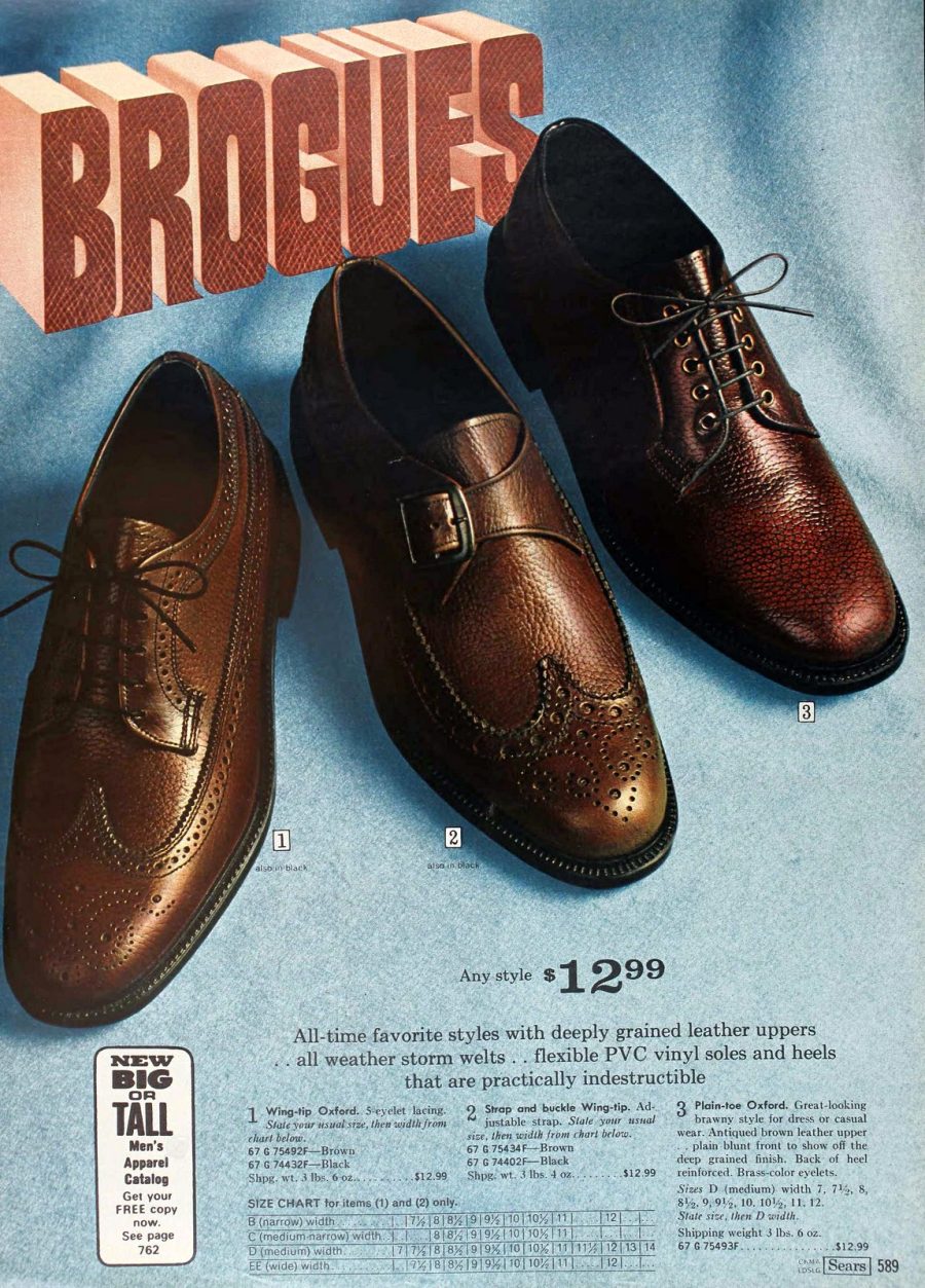1970s men's shoes came in a variety of bold (and sometimes wild) styles - Click Americana