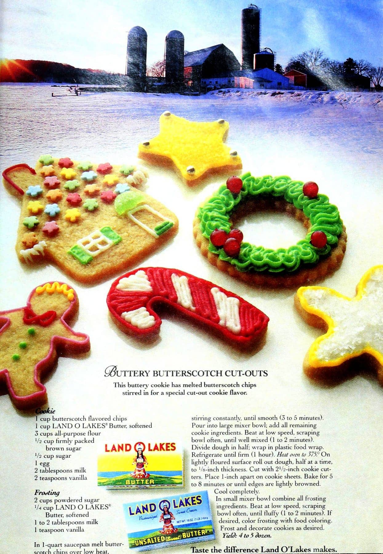 3 vintage buttery butterscotch cut-out sugar cookie recipes - plus how ...