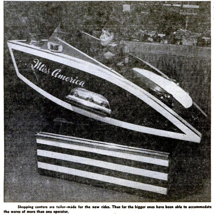 Remember vintage coin-operated rides? Horses, spaceships, boats & more ...