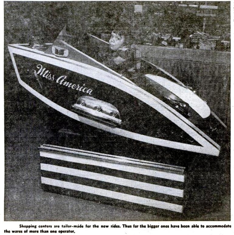 Remember vintage coin-operated rides? Horses, spaceships, boats & more ...