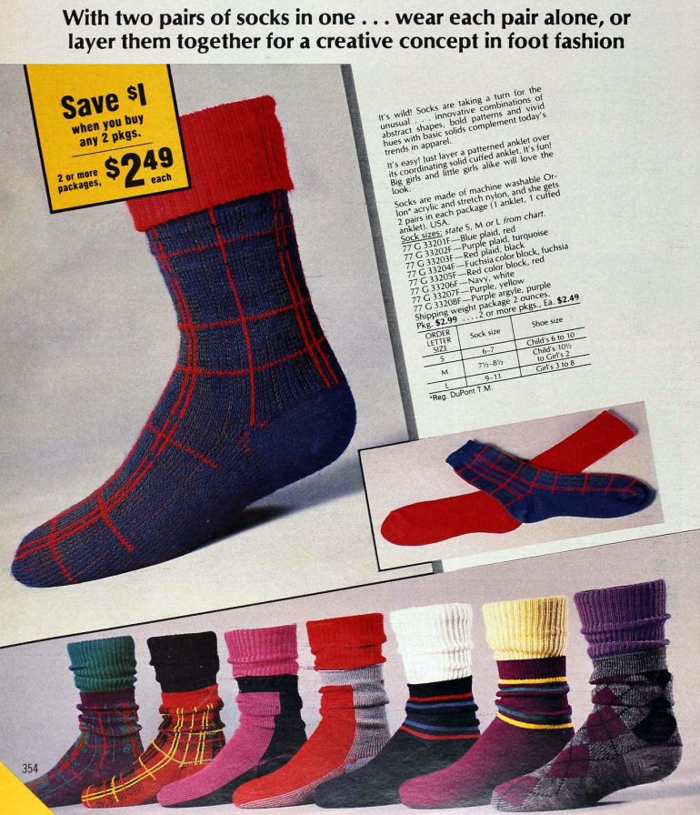 Retro 1980s socks, knee-highs & other sassy sock styles went beyond ...