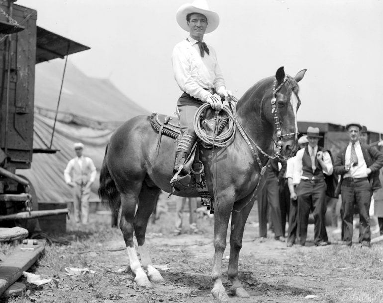 How cowboy actor Tom Mix gained fame on a horse, and lost his life in a ...