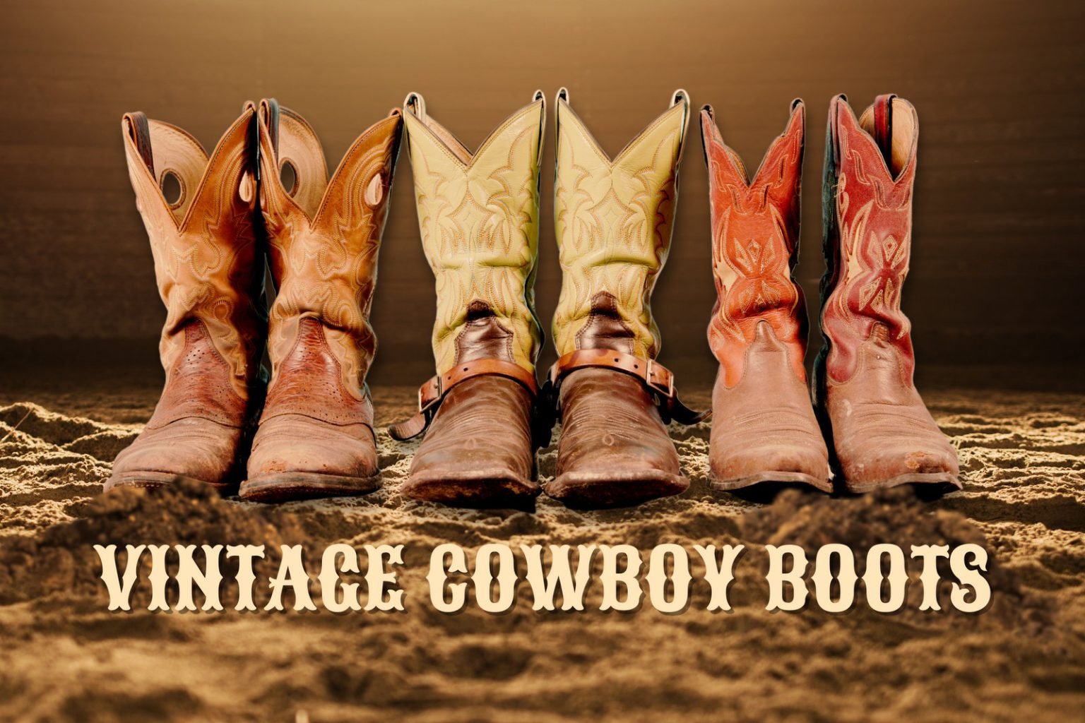 From ranches to runways, vintage cowboy boots are a Wild West American ...
