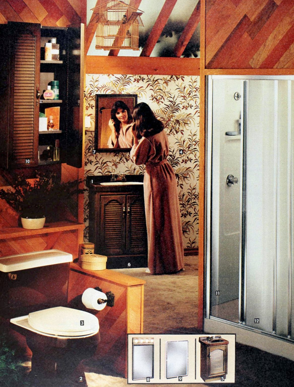 1980s bathroom decor & color schemes for that real retro look - Click ...